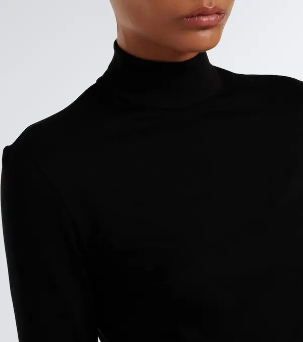 David Koma Knitted Turtleneck Minidress