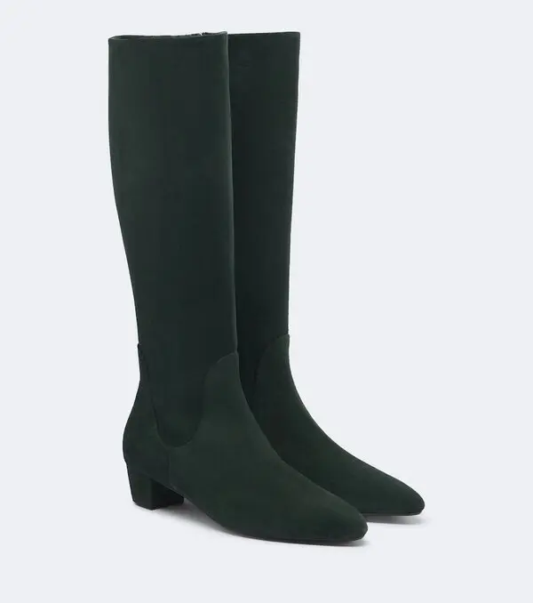AeydĒ Yana Suede Knee-high Boots