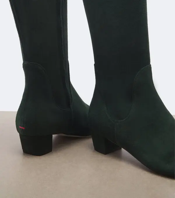 AeydĒ Yana Suede Knee-high Boots