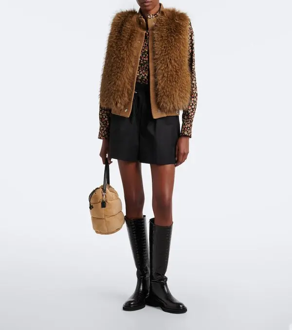 Moncler Wool-lined Down Vest