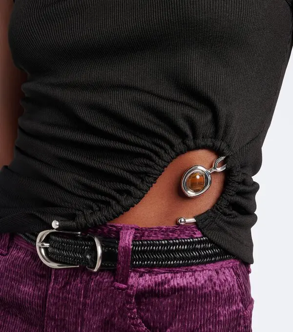 Christopher Esber Diverge Droplet Jersey Top