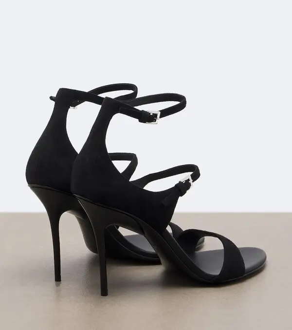Alaïa Drop Suede Sandals