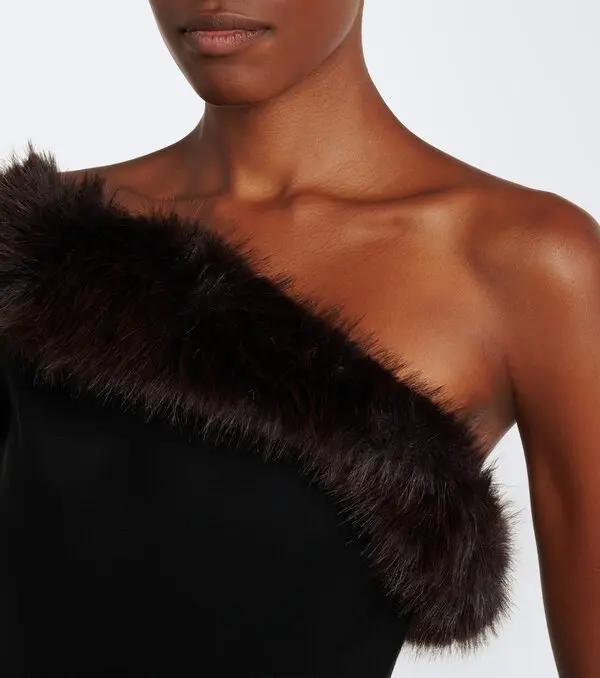 David Koma Strapless Bustier Gown