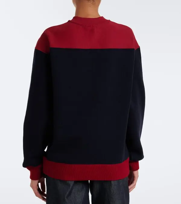 JW Anderson Embroidered Wool-blend Sweatshirt
