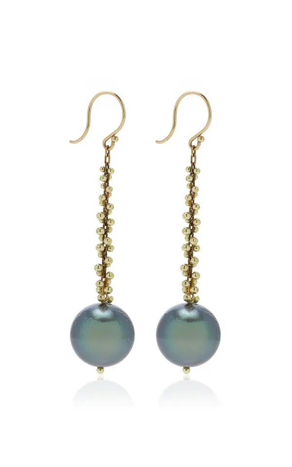 TEN THOUSAND THINGS 18k Green Gold Tahitian Pearl