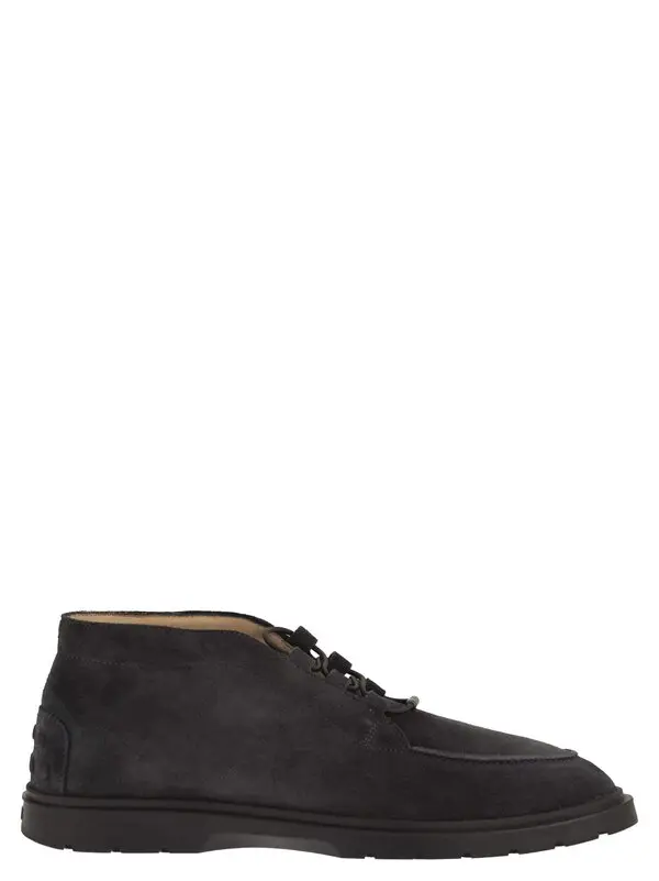 TOD'S Suede Ankle Boots - Multicolor