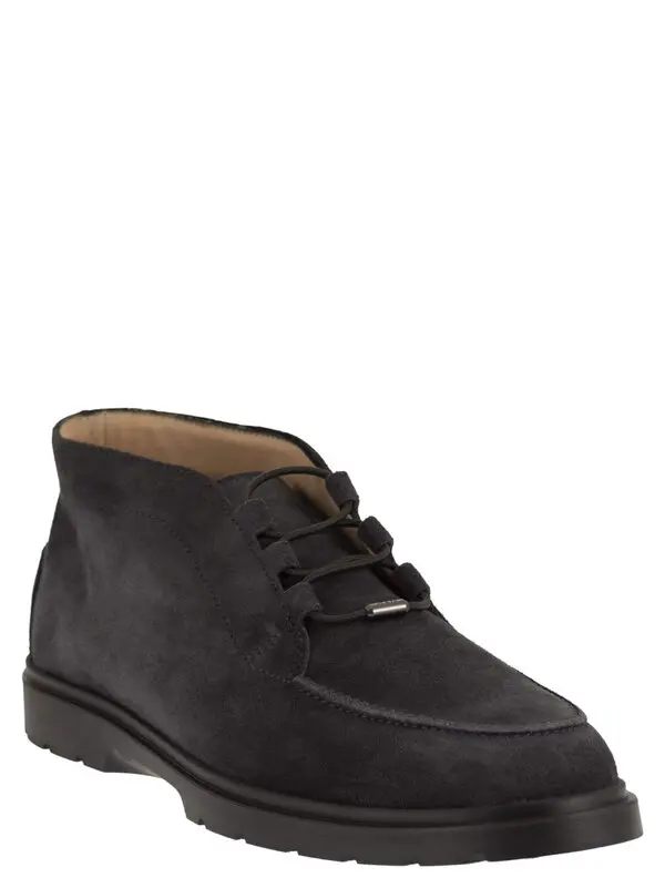 TOD'S Suede Ankle Boots - Multicolor