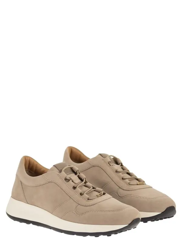 TOD'S Goatskin Suede Sneakers