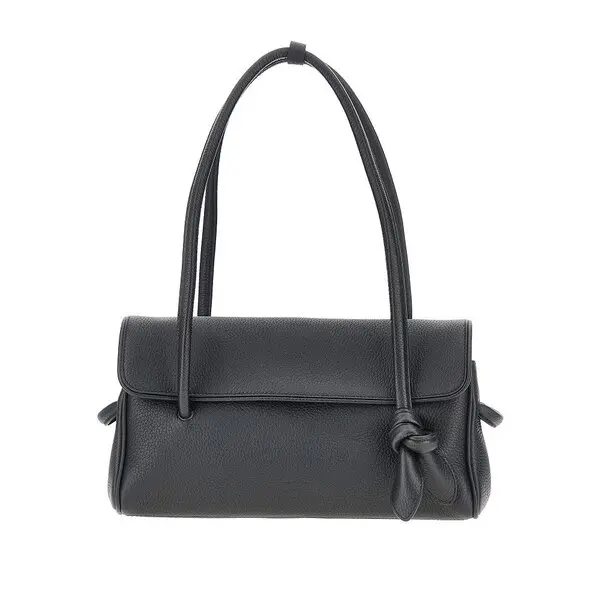 Jacquemus Grained Leather 'turismo Long' Bag - Black