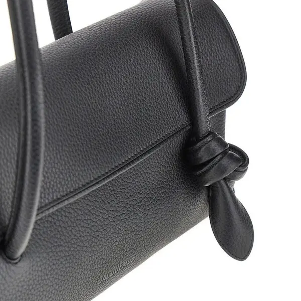 Jacquemus Grained Leather 'turismo Long' Bag - Black