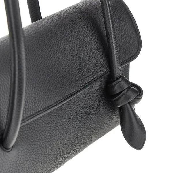 Jacquemus Grained Leather 'turismo Long' Bag - Black