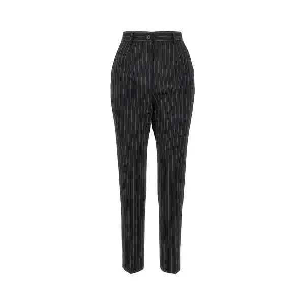 Dolce & Gabbana Pinstriped Stretch Wool Pants