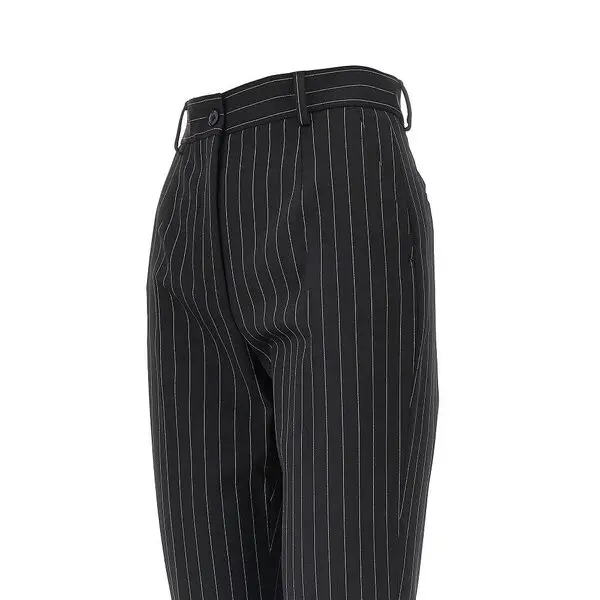 Dolce & Gabbana Pinstriped Stretch Wool Pants