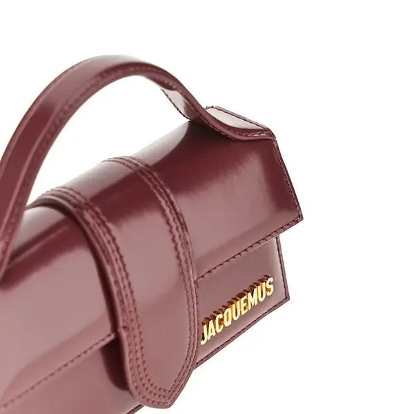 Jacquemus Le Bambino' Spazzolato Leather Mini Bag - Red