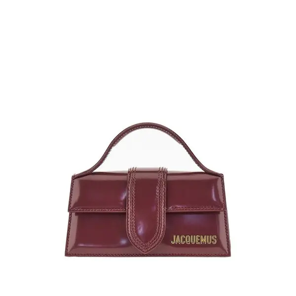Jacquemus Le Bambino' Spazzolato Leather Mini Bag - Red