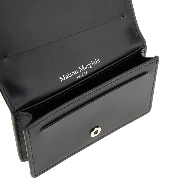 MAISON MARGIELA Four Stitches Leather Cardholder - Black