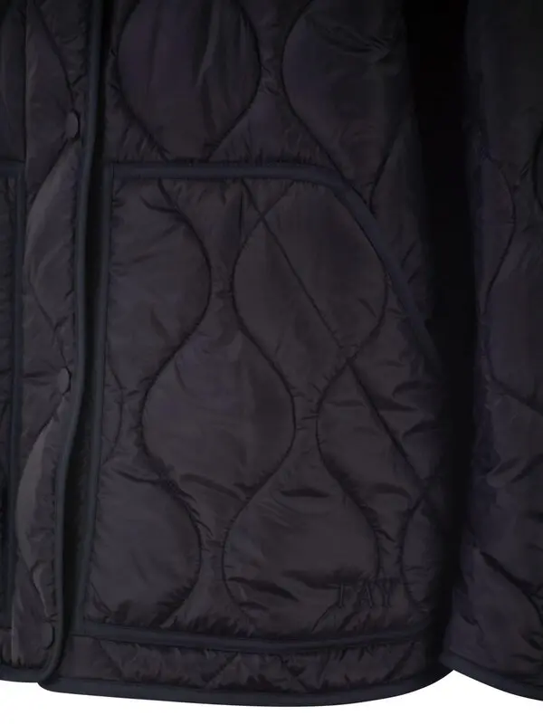 FAY Technical Fabric Jacket With Onion Quilting - Blue