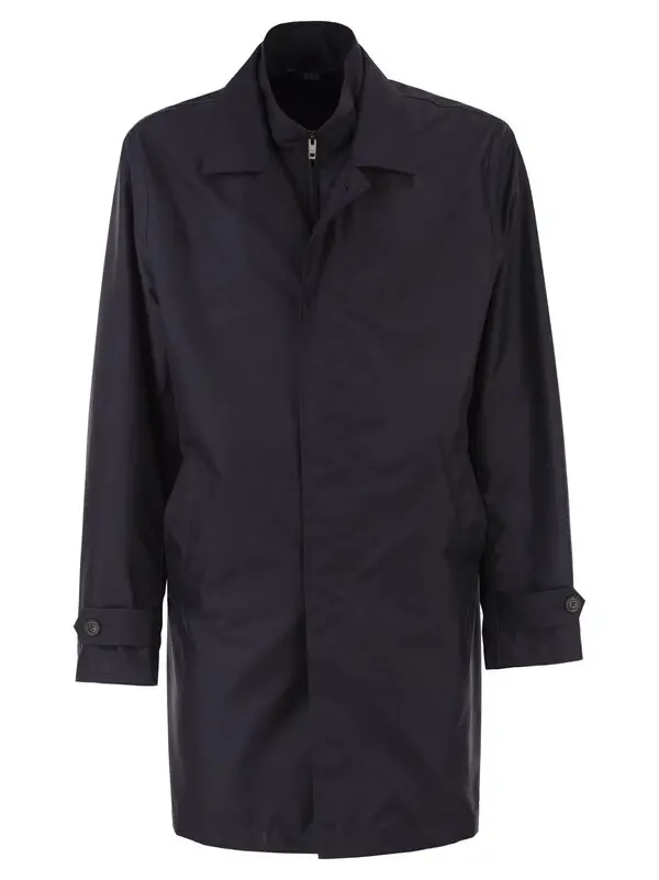 FAY Morning Coat In Water-repellent Technical Poplin - Multicolor