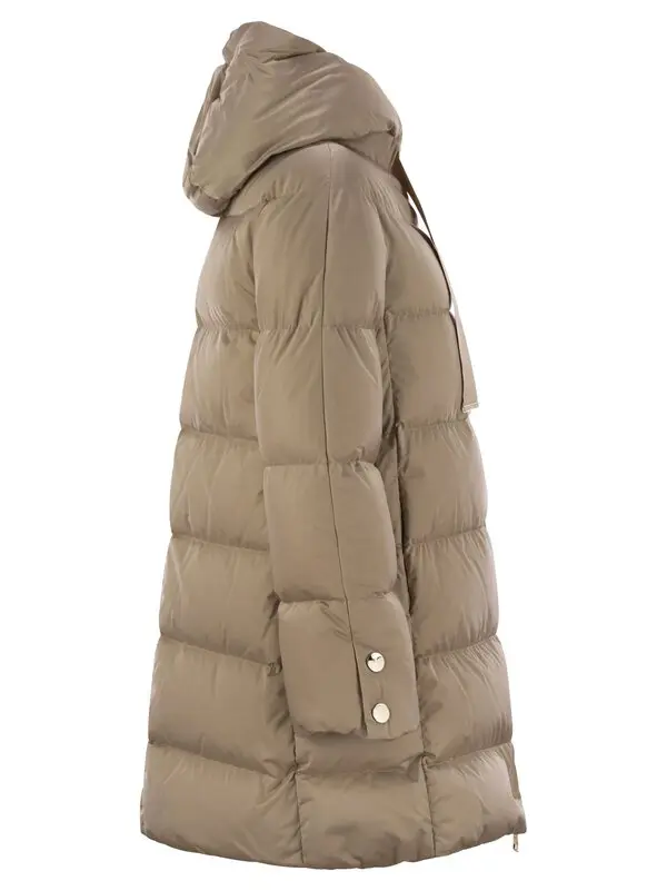 Herno A-shape Down Jacket With Hood