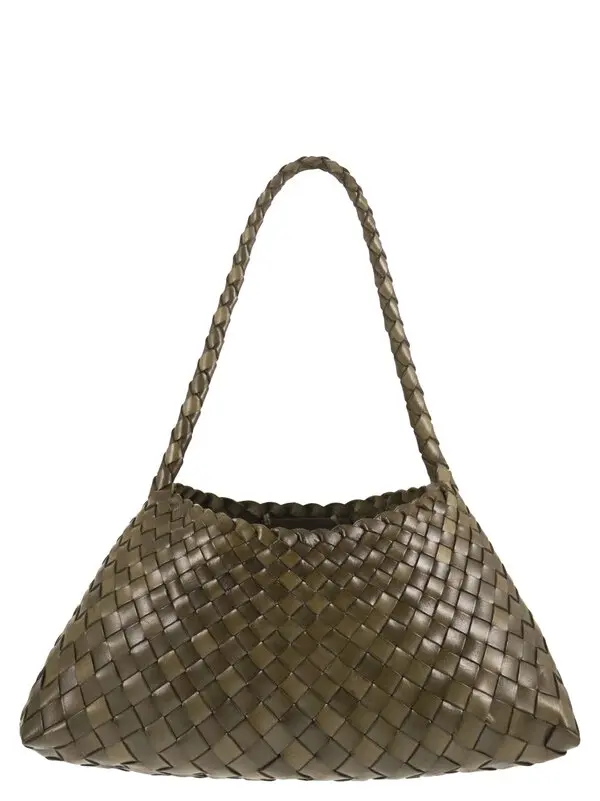 Dragon Diffusion Rosanna Woven Leather Bag - Yellow