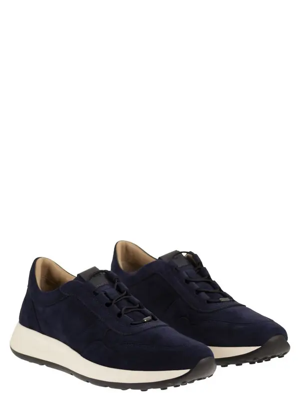 TOD'S Goatskin Suede Sneakers