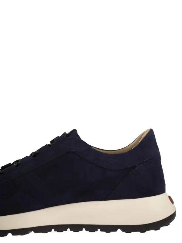 TOD'S Goatskin Suede Sneakers - Blue