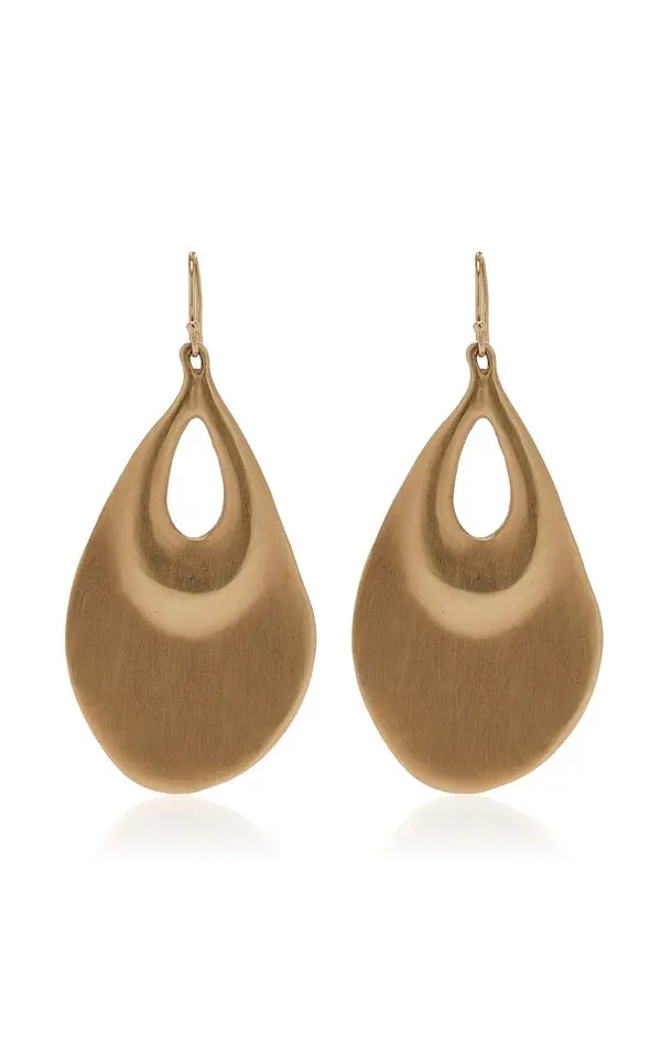 TEN THOUSAND THINGS 10k Yellow Peacock Eye Earring