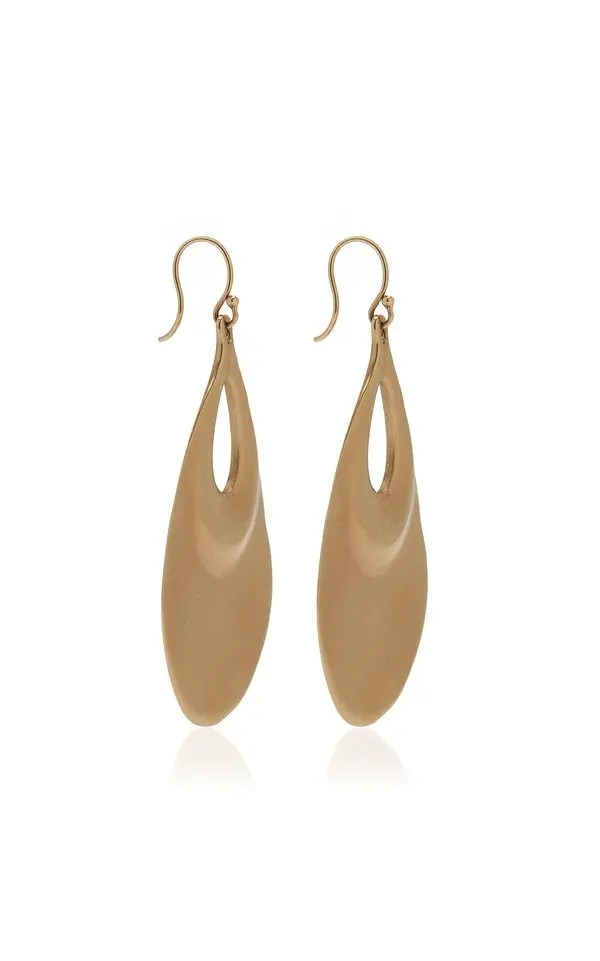 TEN THOUSAND THINGS 10k Yellow Peacock Eye Earring