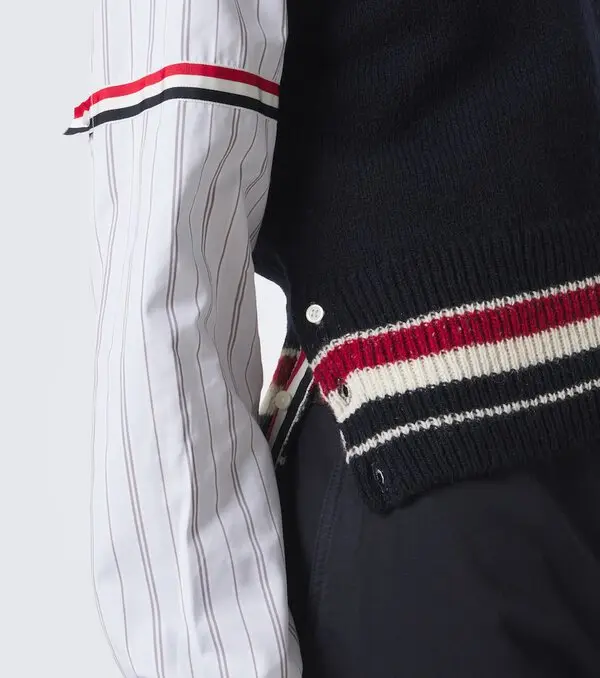 Thom Browne Wool And Mohair Sweater Vest