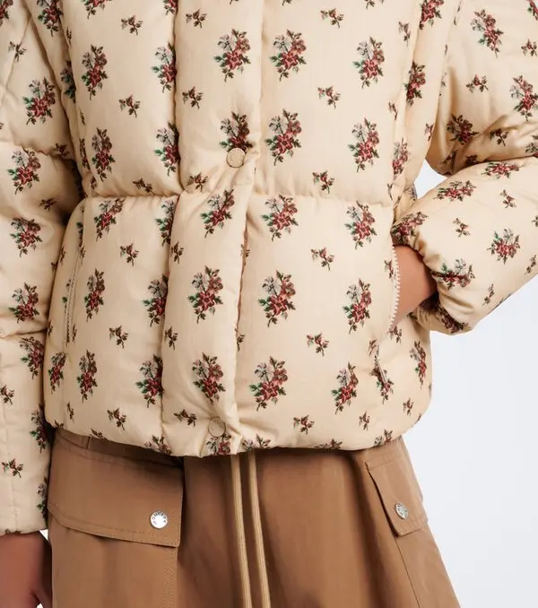 Moncler Torcol Convertible Corduroy Down Jacket