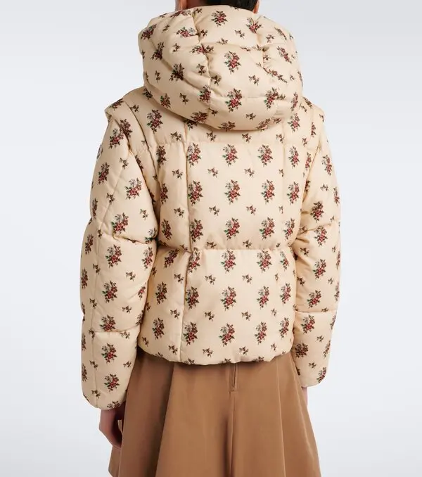 Moncler Torcol Convertible Corduroy Down Jacket