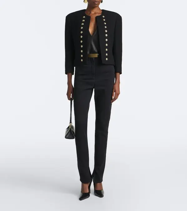 Balmain High-rise Slim Jeans