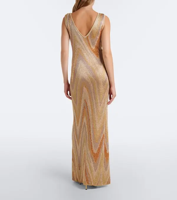 Missoni Sequined Knitted Maxi Dress