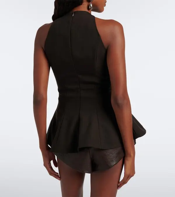 Magda Butrym Peplum Wool Top