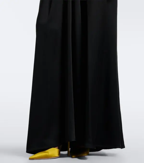 Victoria Beckham Aria Draped Satin Gown