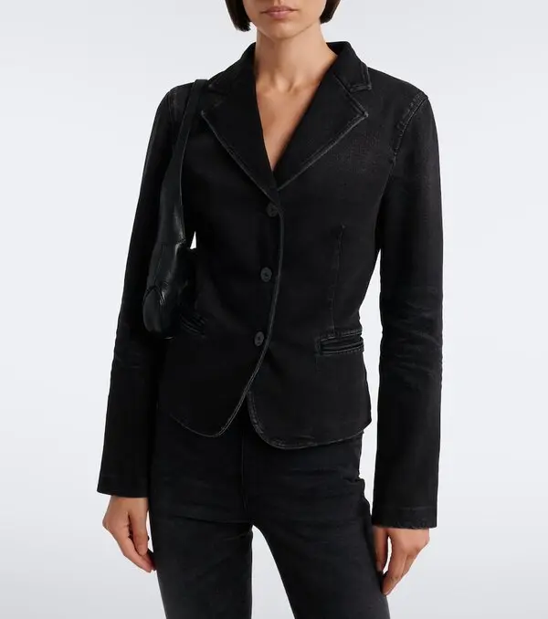 Gucci Single-breasted Denim Blazer