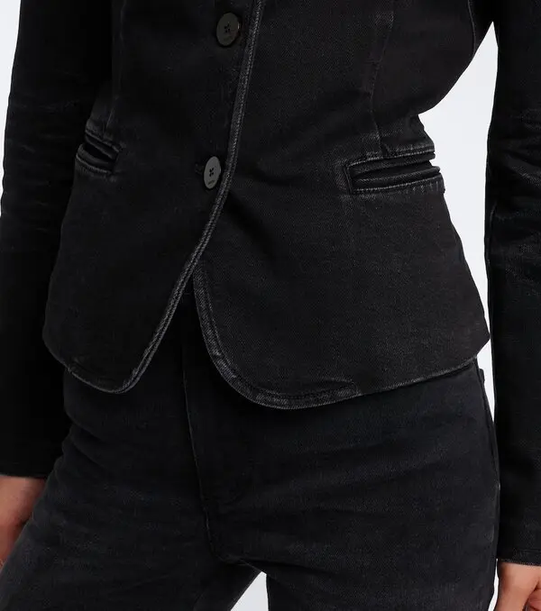 Gucci Single-breasted Denim Blazer