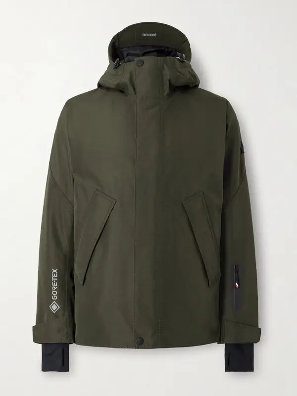 Moncler Lambir Padded Gore-tex® Hooded Ski Jacket - Green