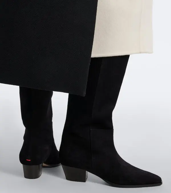 AeydĒ Medea Suede Knee-high Boots