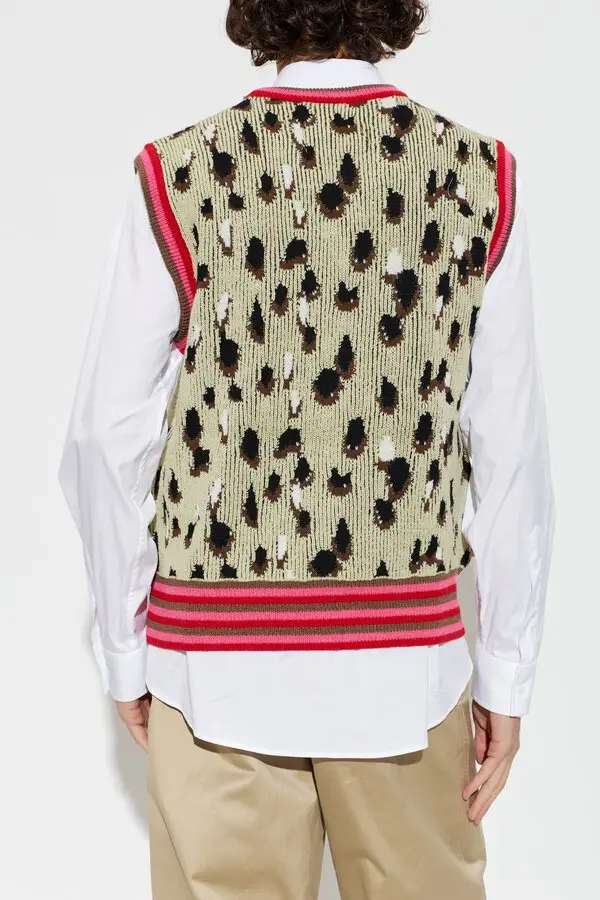 PDF Patterned Vest - Multicolour
