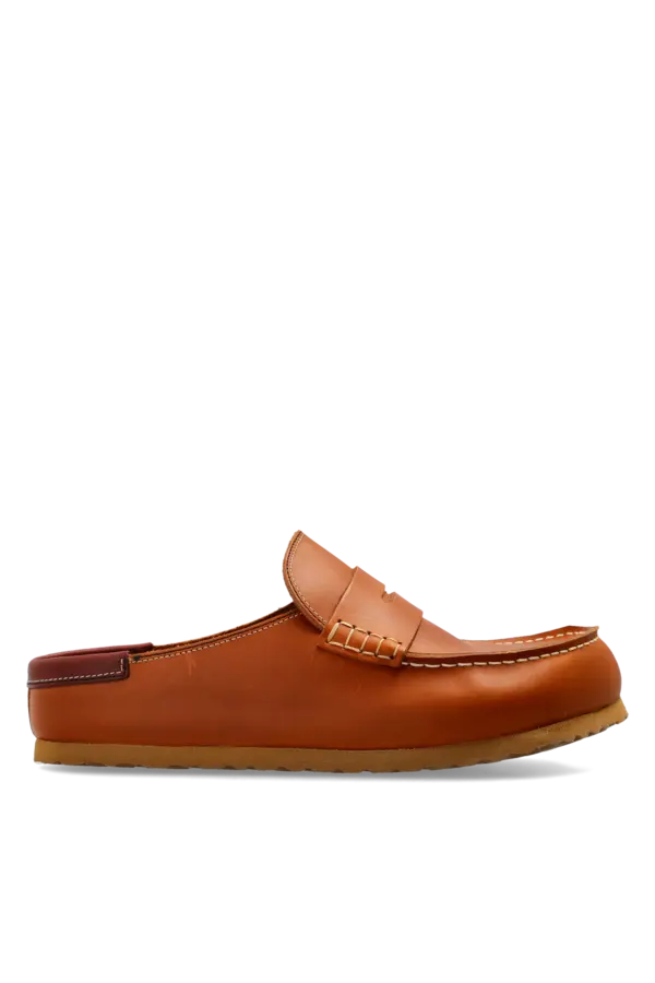 BIRKENSTOCK Naples Wrapped Double Stitch’ Shoes - Brown