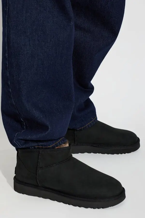 UGG Nubuck Snow Boots ‘classic Ultra Mini Nubuck