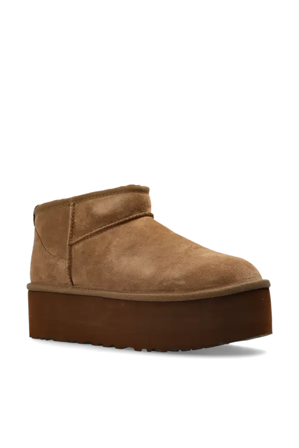 UGG Snow Boots On A Platform ‘classic Ultra Mini Platform