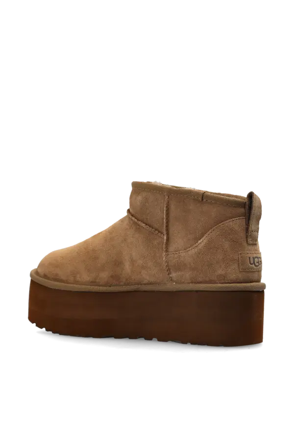 UGG Snow Boots On A Platform ‘classic Ultra Mini Platform