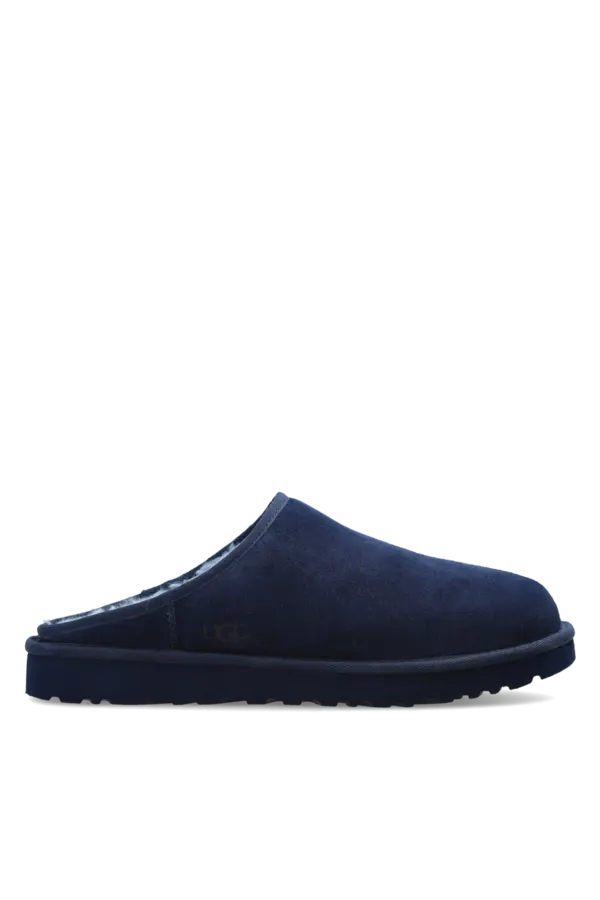 UGG Suede 'classic Slip-on' Shoes - Navy Blue