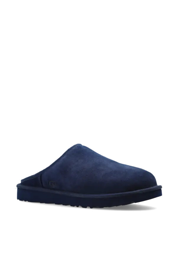 UGG Suede 'classic Slip-on' Shoes - Navy Blue