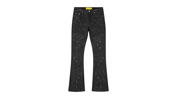 GUAPI All Relic Waxed Denim Jeans - Black