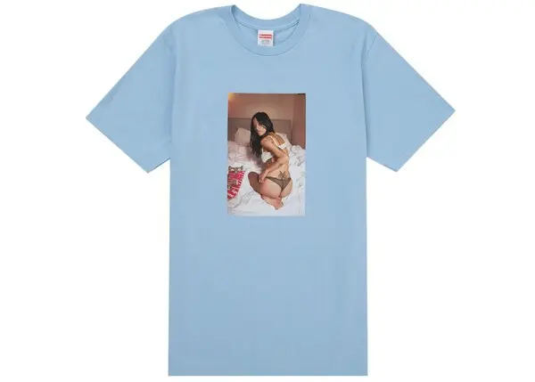 Supreme Larry Clark Neighbor Tee Shirt - Light Blue
