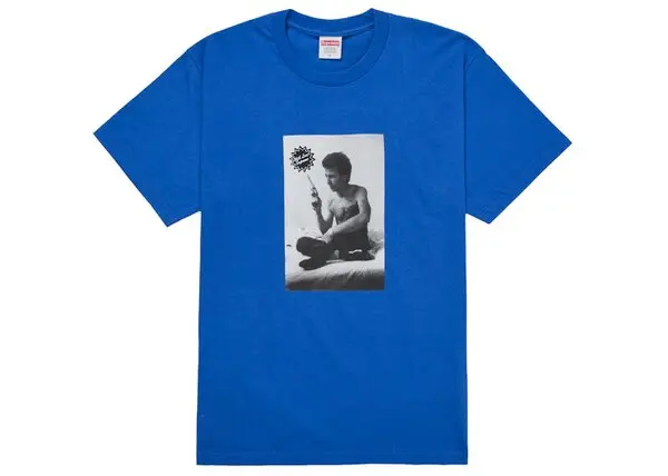 Supreme Larry Clark G*n Tee Shirt - Blue