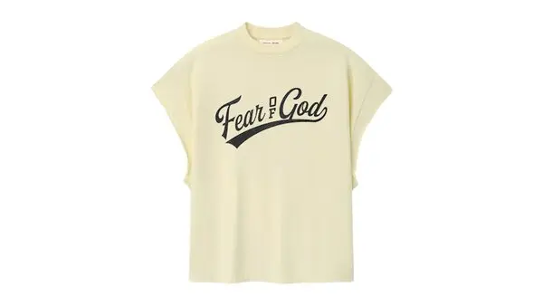 Fear Of God Cut Off 90s T-shirt - Chalk